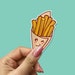Cute Spanish Churros Vinyl Sticker, Kawaii Street Food Sticker ...