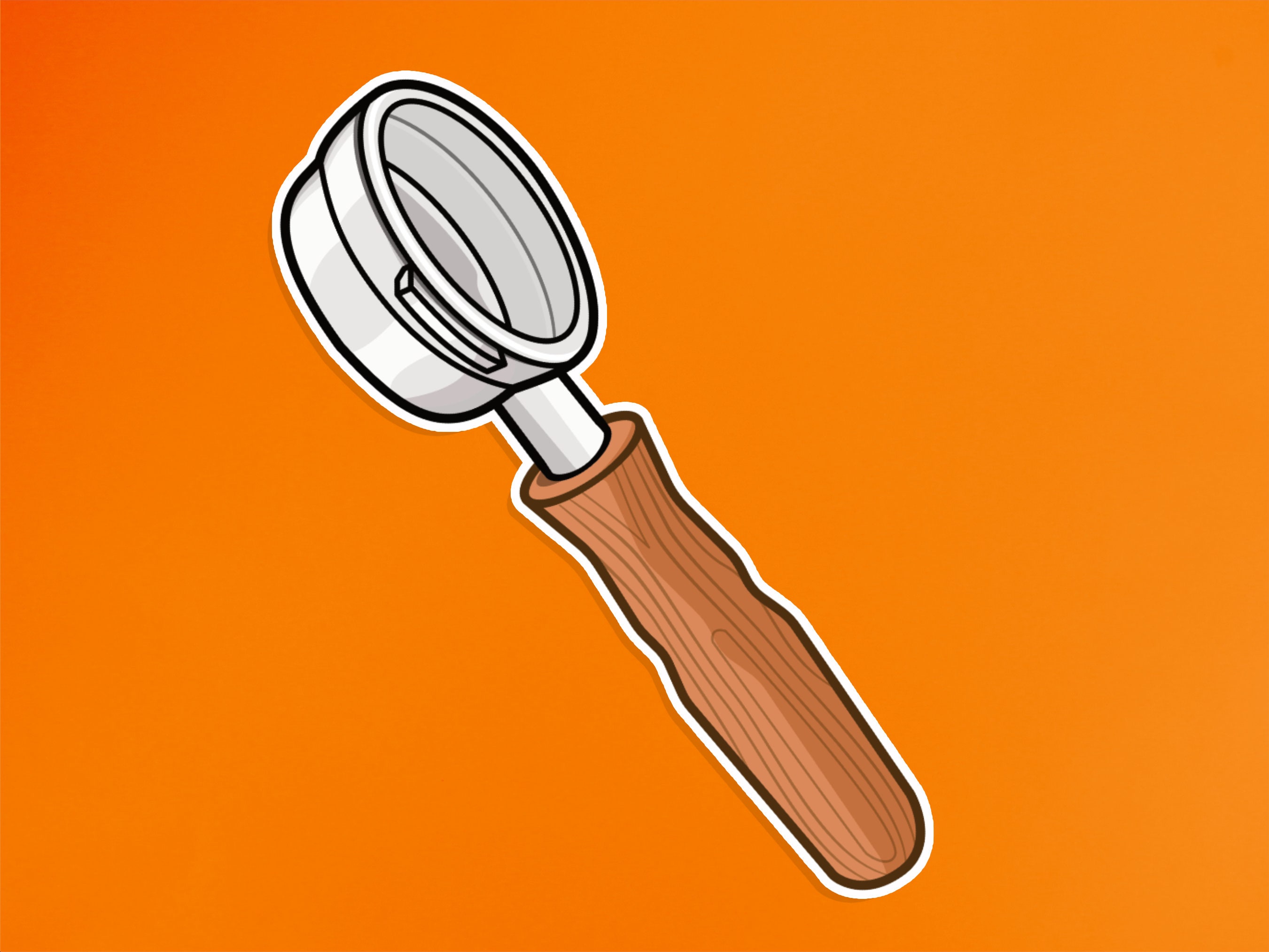 Portafilter Vinyl Sticker, Gift for Barista, Espresso Lover - Etsy