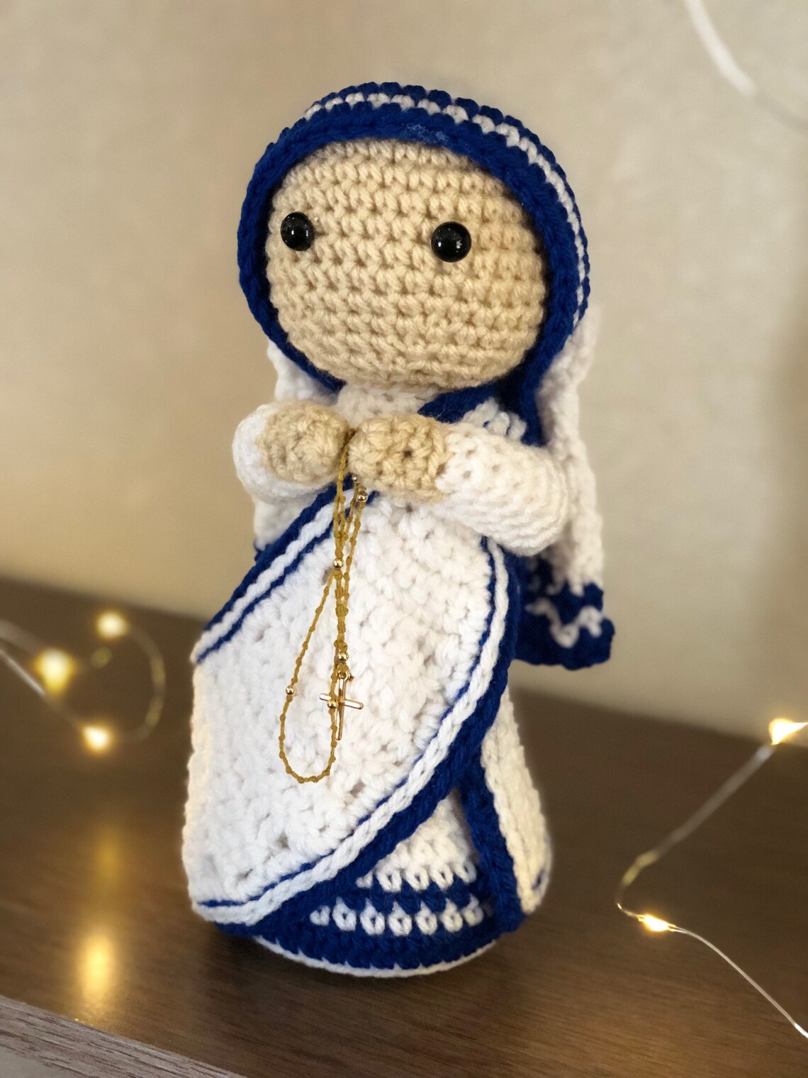 Mother Teresa // St. Teresa of Calcutta Crochet Amigurumi Doll - Etsy