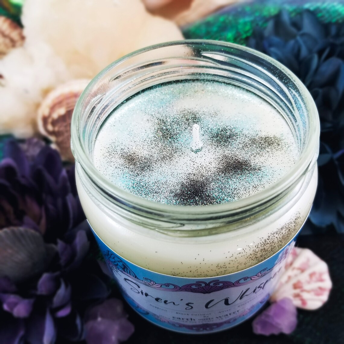 Siren's Whisper - 16oz Soy Candle - Mermaids - Mermaid Decor ...