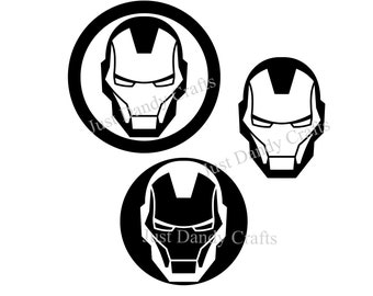 Iron Man Face Svg | Etsy