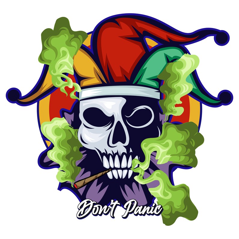 Logo Characters Joker Skull Smoke - Etsy