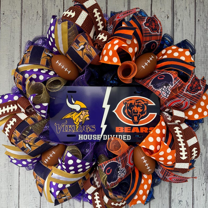 Vikings Vs the Bears - Etsy