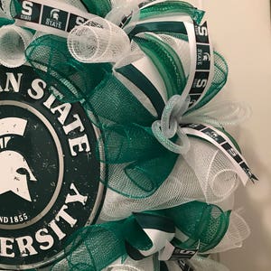 Michigan State Wreath, Michigan State University Wreath, Spartans ...