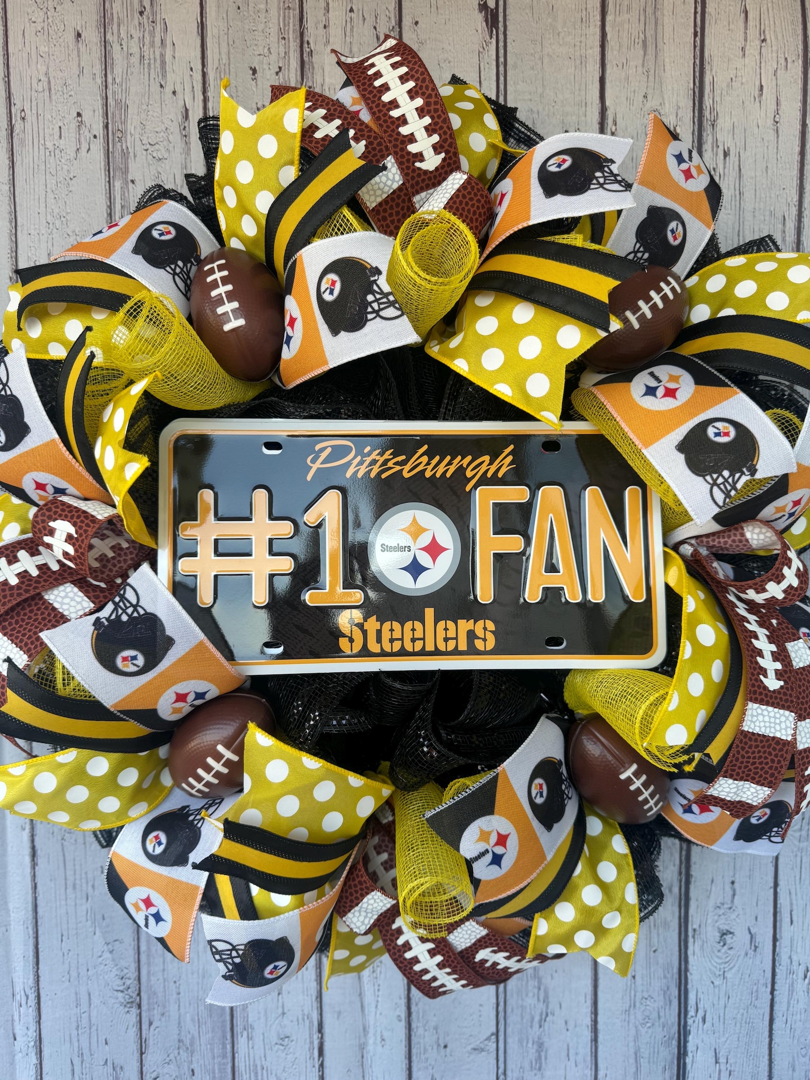 Pittsburgh Steelers Wreath, Steelers Christmas Gift, NFL Wreath ...