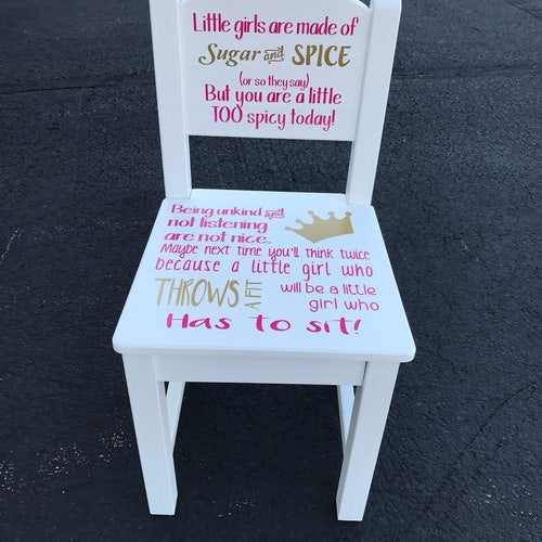 Boys Time Out Chair - Etsy