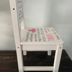 Girls Time Out Chair, Ballet Timeout Chair, Time Out Seat, Baby Shower ...