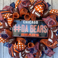 Chicago Bears Wreath - Etsy