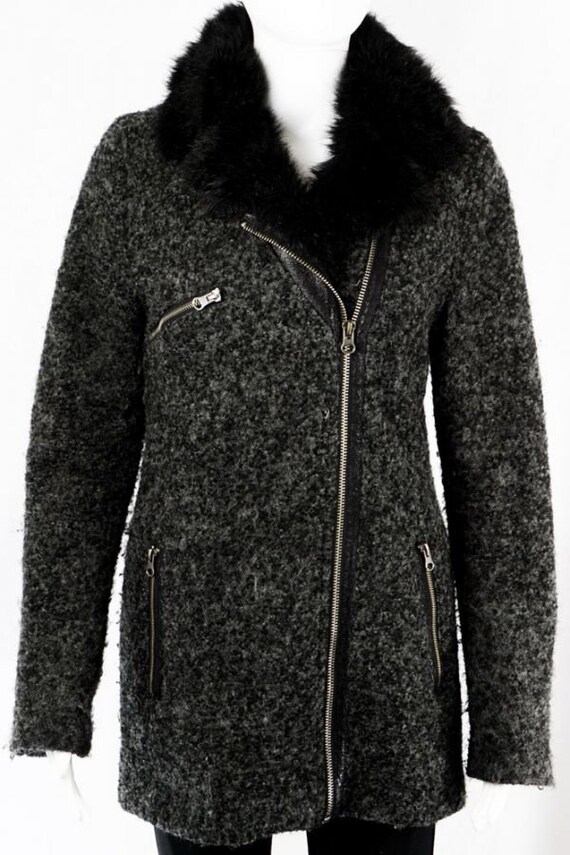 Ichi Coat Mused 36 S Faux Fur Short Coat Winter Coat - Etsy