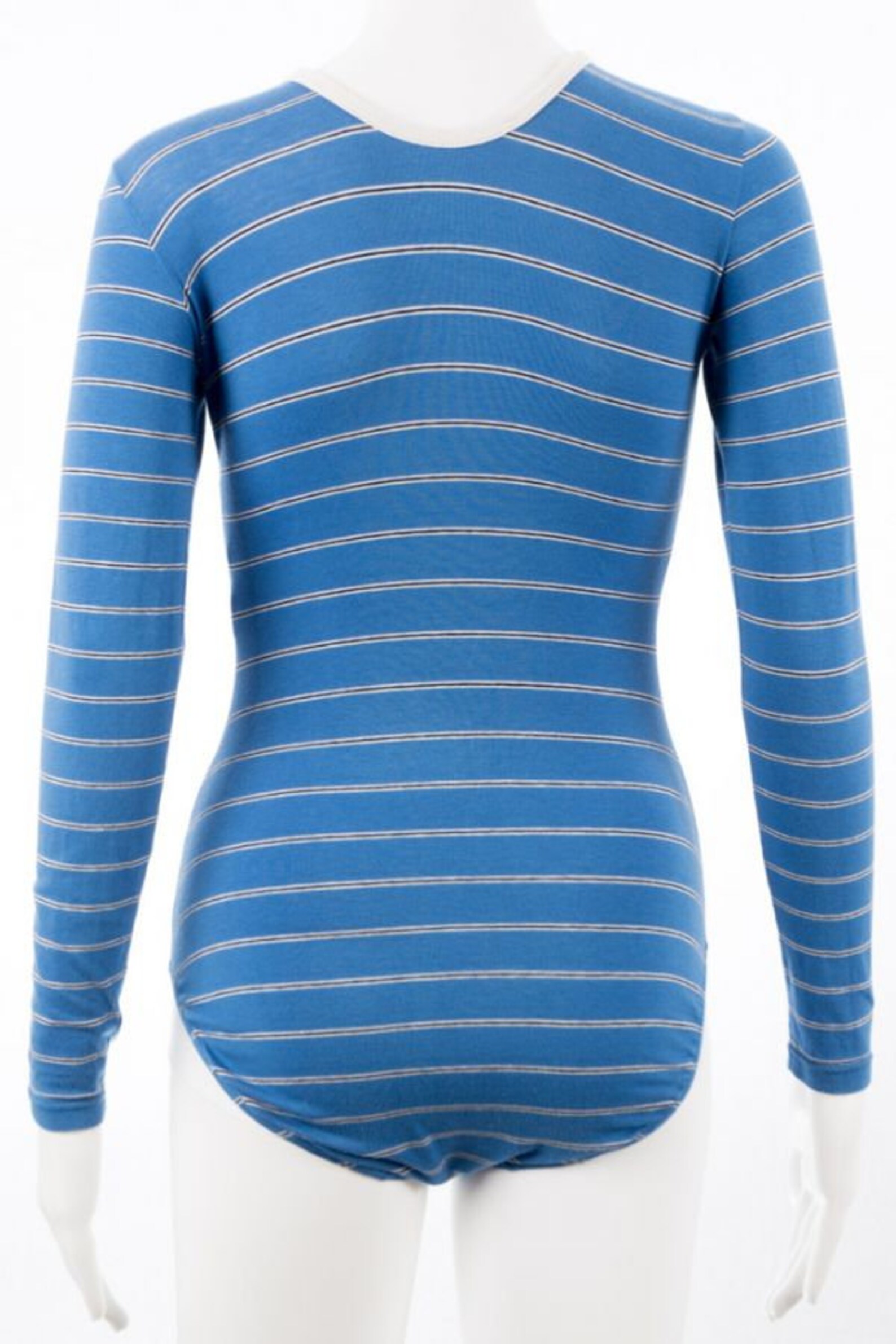 Vintage Adidas Bodysuit S/36 Blue White Striped Sporty Look | Etsy