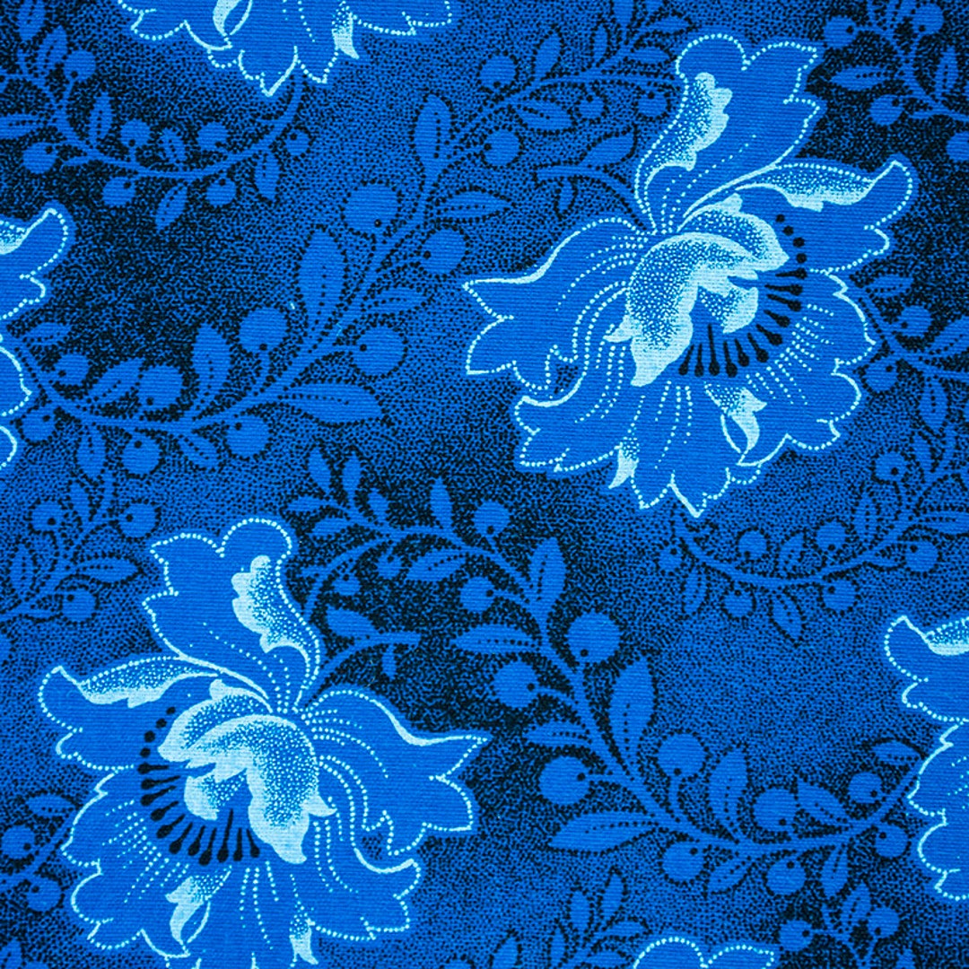 Floral Blue Shweshwe Placemats/blue Shweshwe Table Mats/african Print ...