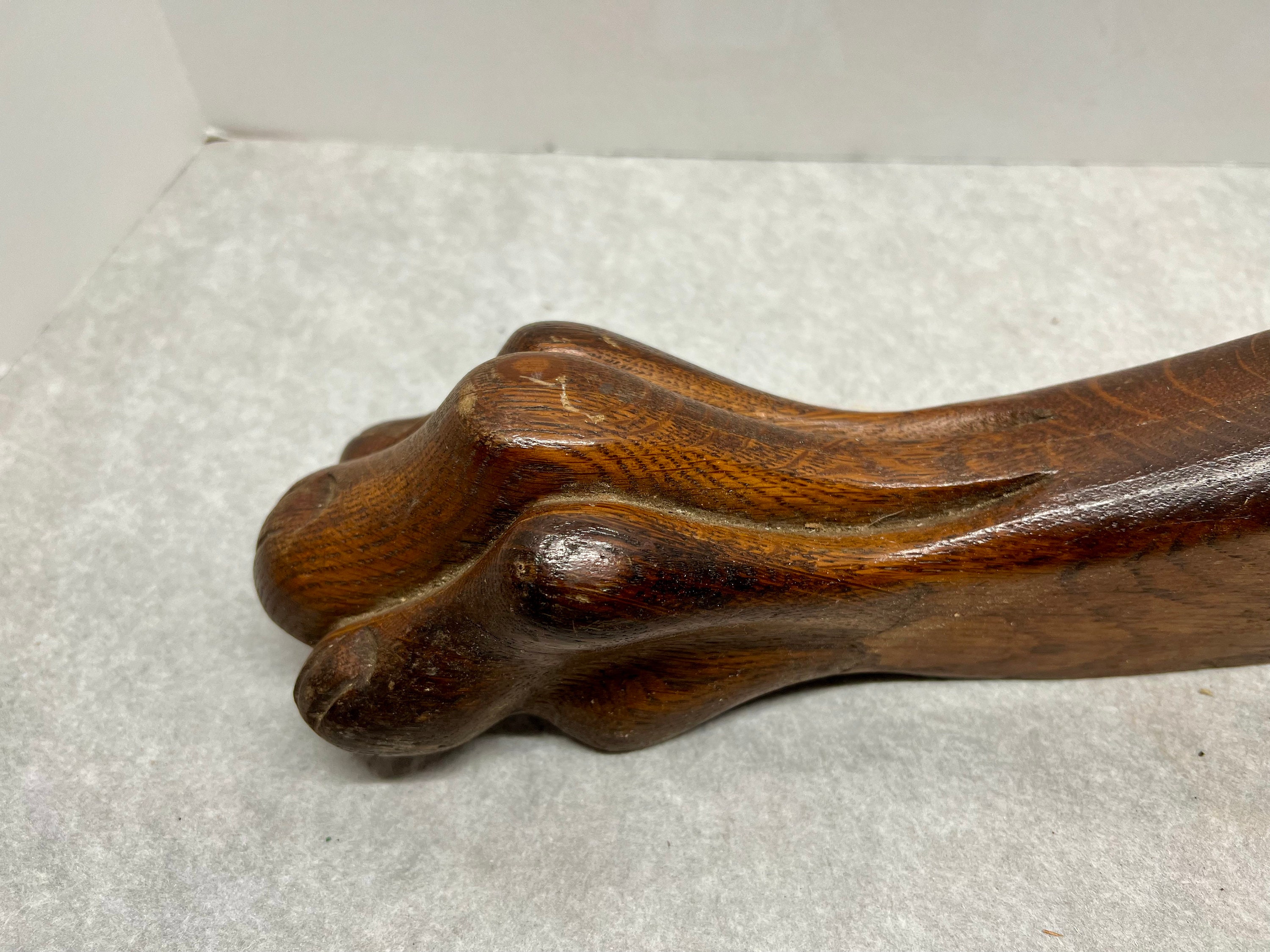 Vintage Large Claw Foot, Three Toe Table Leg, Oak Hardwood, 16" - Etsy