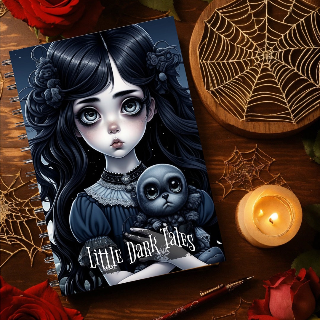 Goth Spiral Notebook, Anime Notebook, Goth Journal, Daily Journal, Goth ...