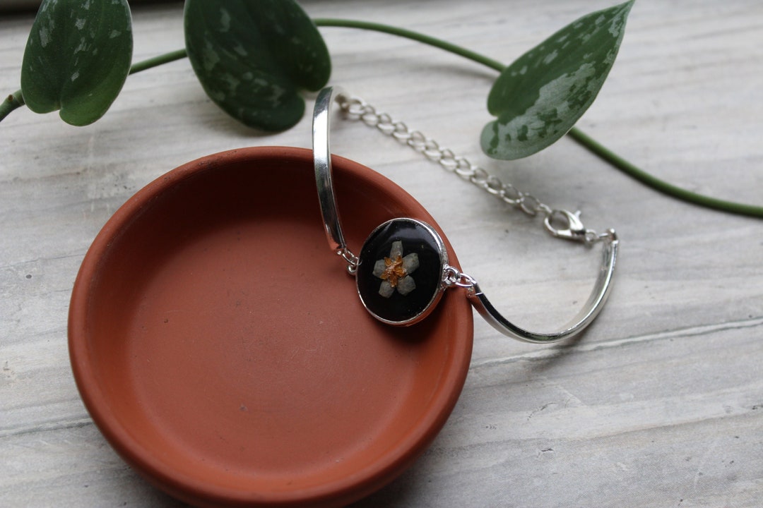 Flower Bracelet Plant Jewelry Houseplant Gift Real Plant Bracelet - Etsy