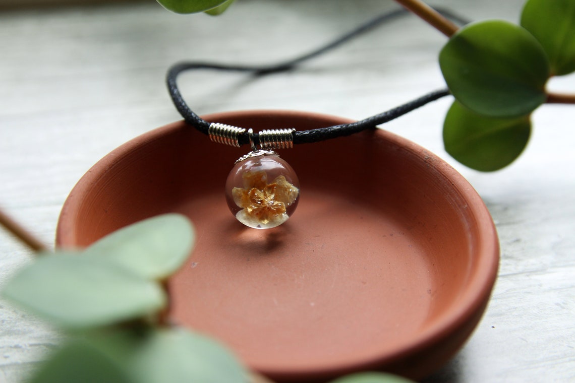 Hoya Bloom Sphere Dried Flower Plant Jewelry Flower - Etsy