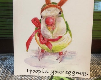Quaker Parrot Greeting Cards - Etsy