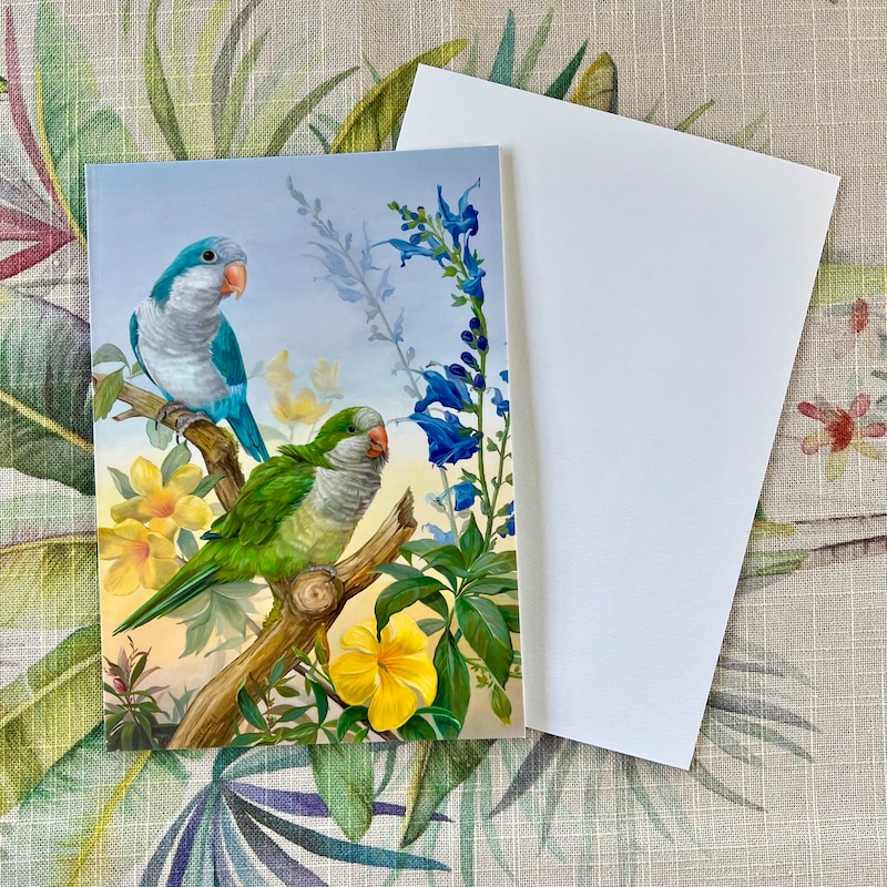 Parrot Card - Etsy