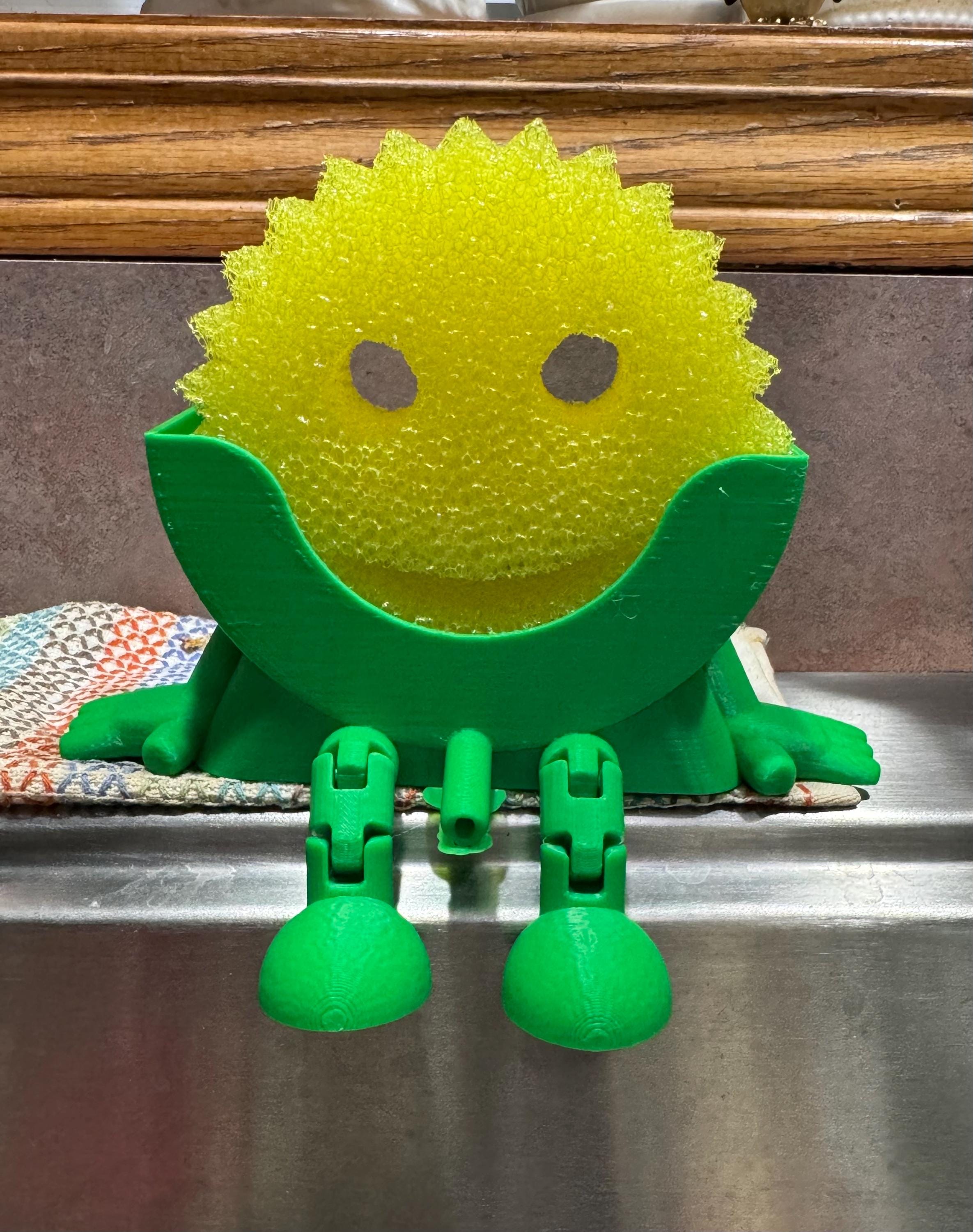 Naughty 3d Printed Scrub Daddy Sponge Holder With Drainage - Etsy