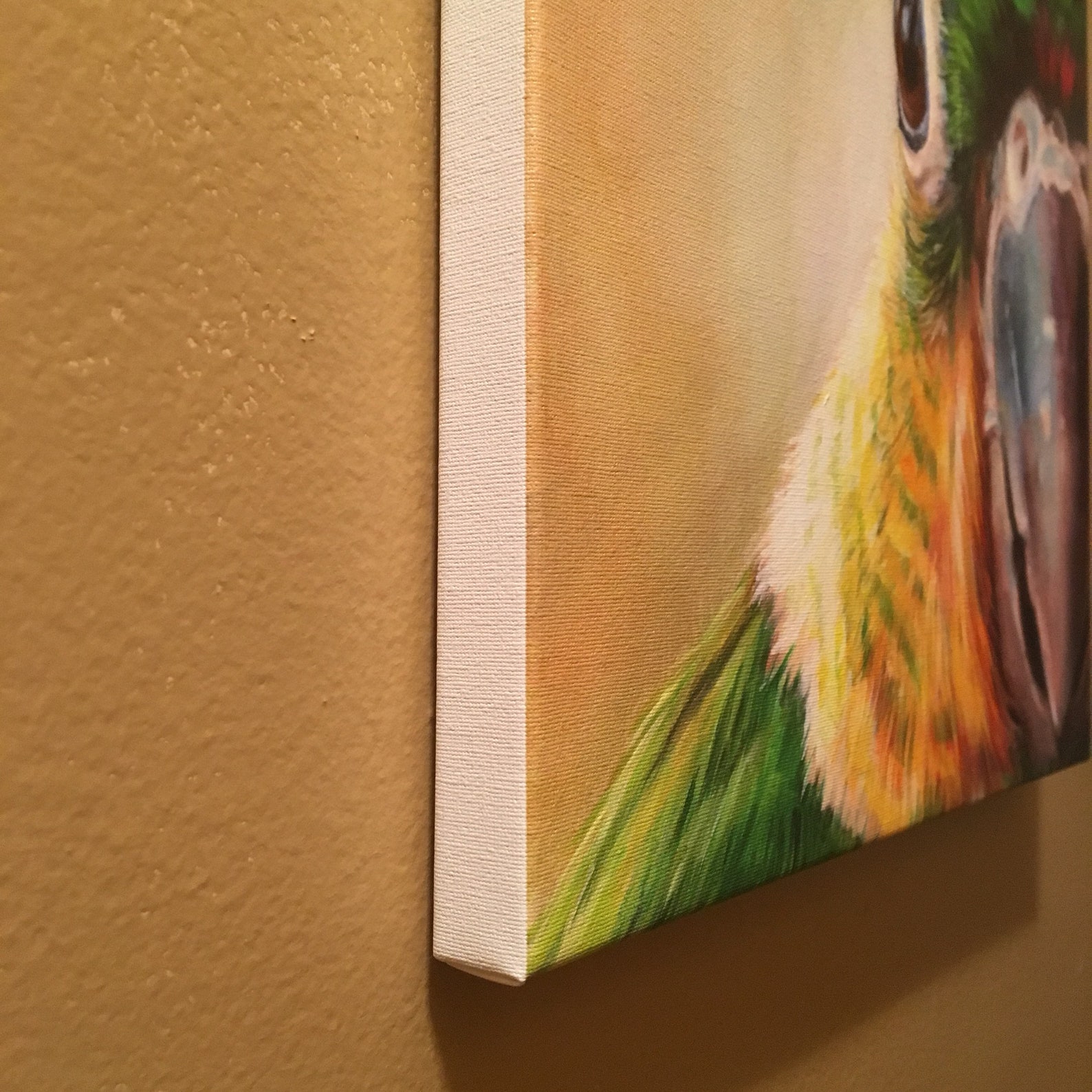 12x12 Stretched canvas Giclee Print Django | Etsy