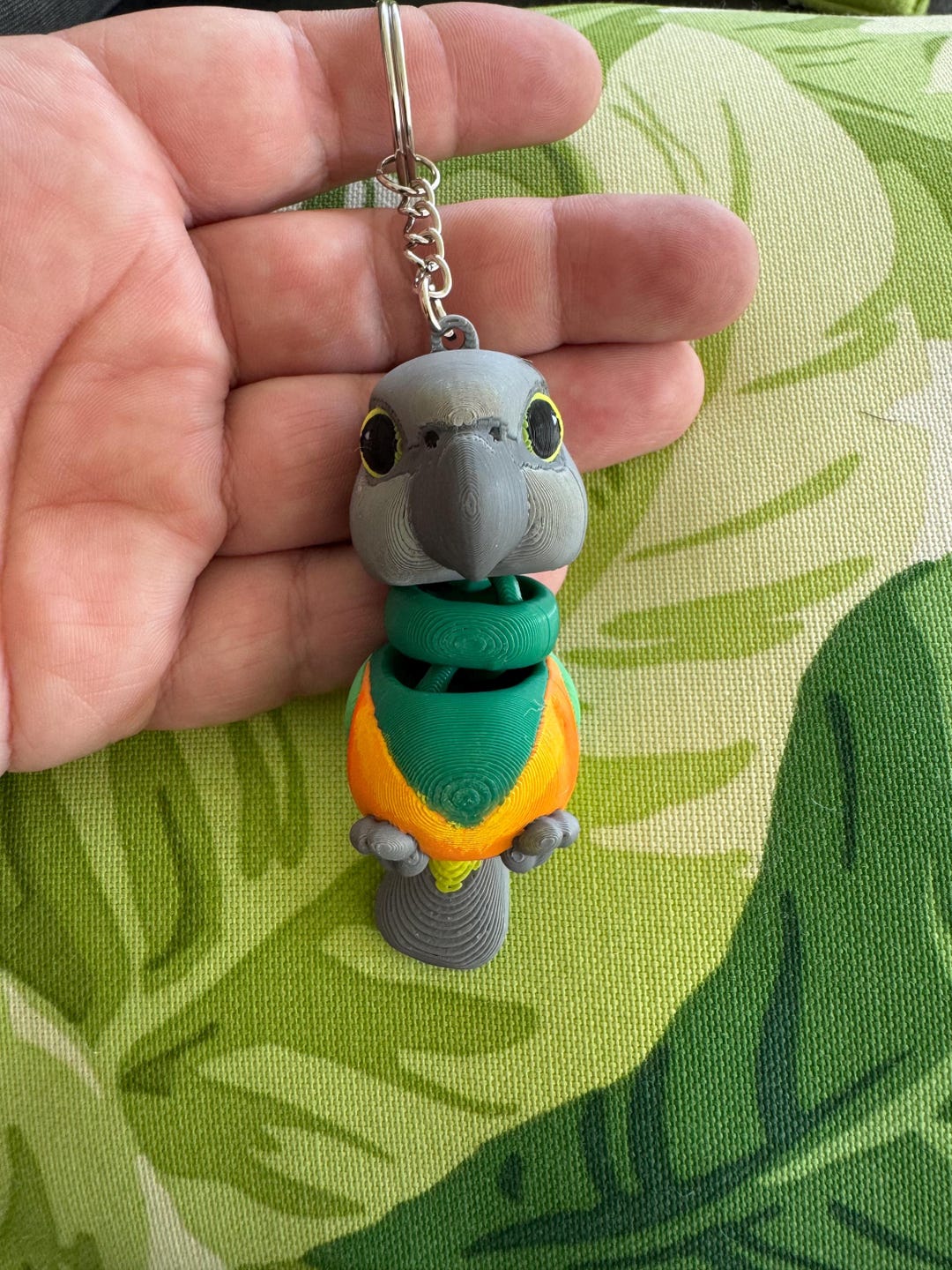 3D Printed Senegal Keychains. - Etsy
