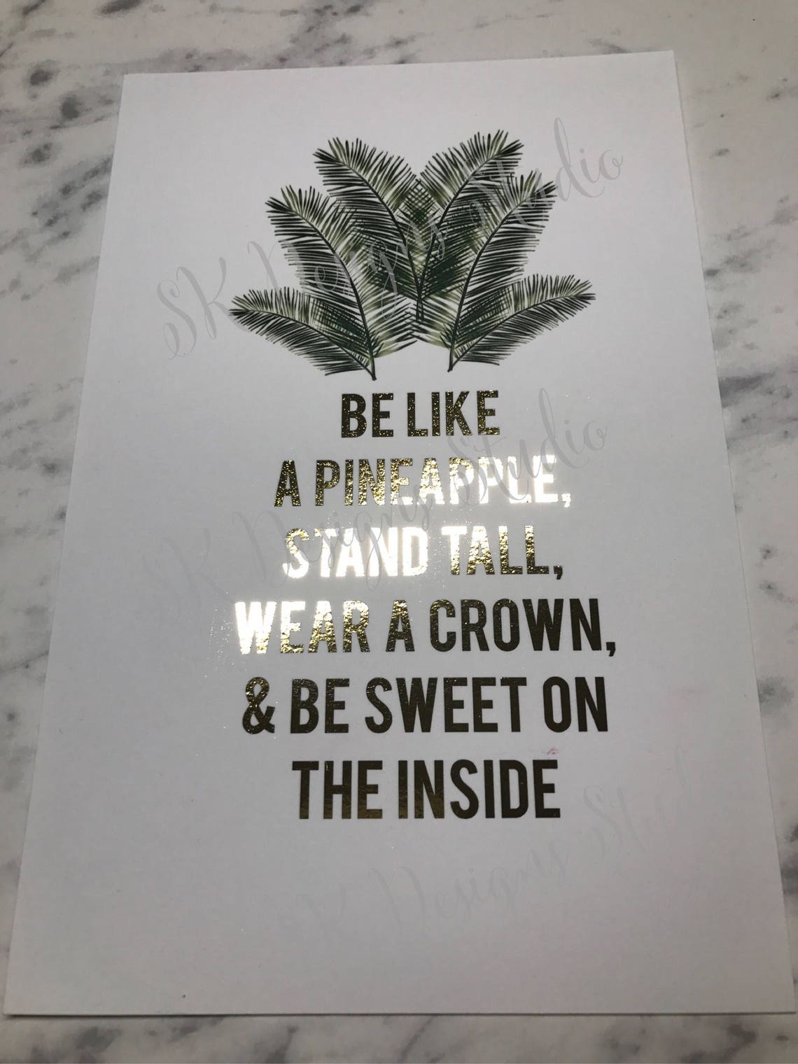 Be Like A Pineapple Prints - Etsy