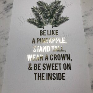 Be Like A Pineapple Prints - Etsy