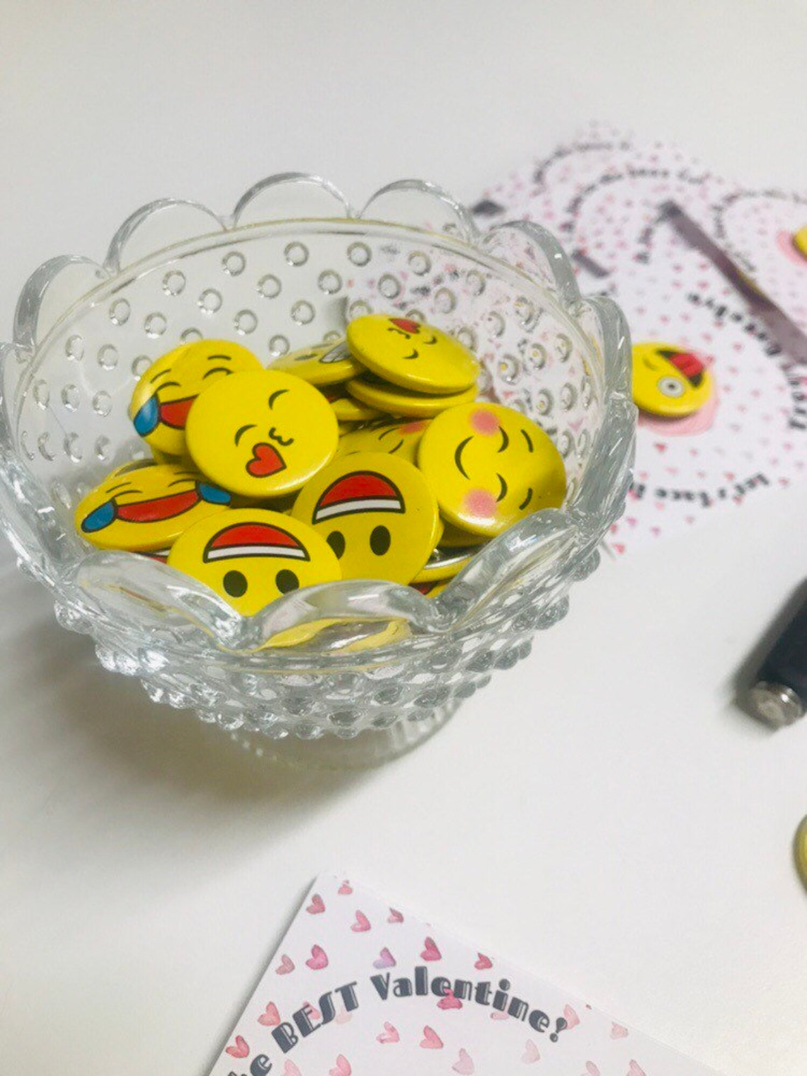 Emoji Valentines Cards - Etsy