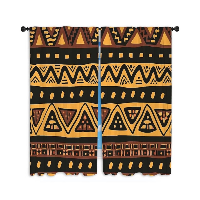 African Curtains - Etsy