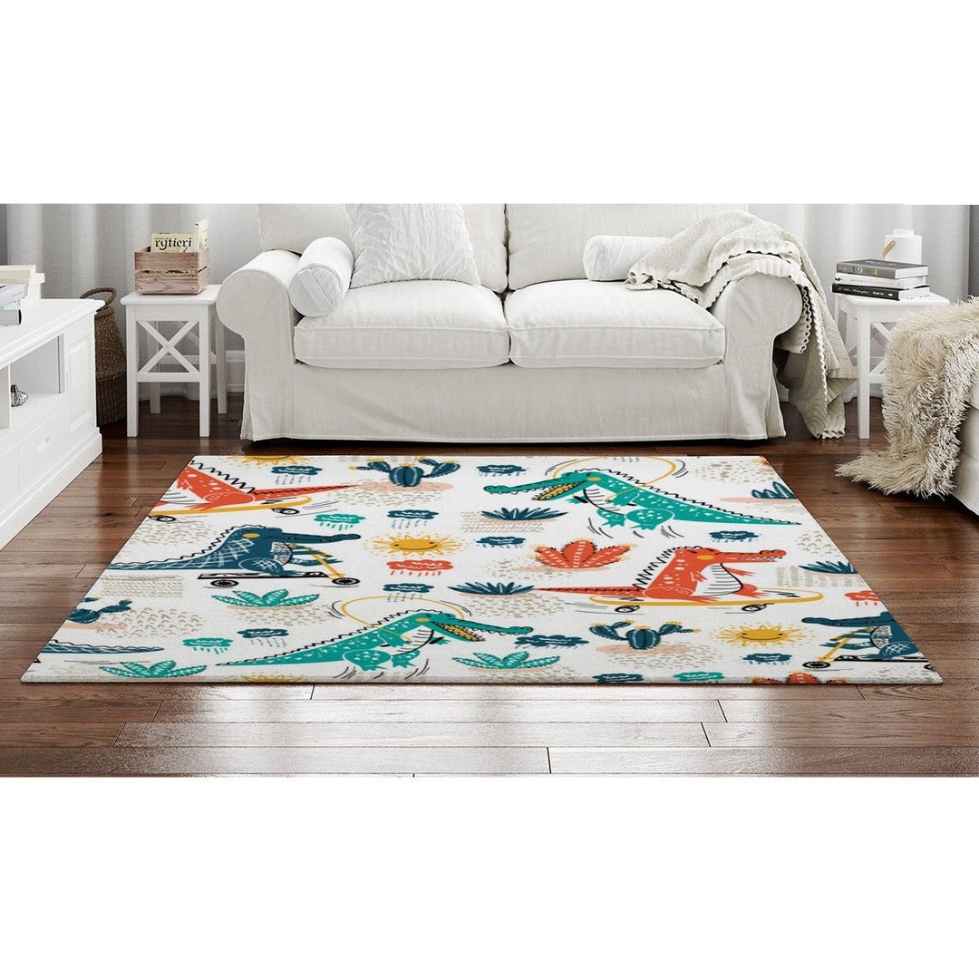 Alligator and Crocodile Area Rug Crocodile Rug Alligator Rug - Etsy