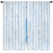 Watercolor Window Curtains Chevron Curtains Chevron Drapes Blue Curtain ...