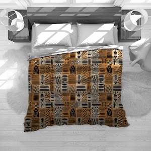 African Bedding, Traditional Bedding Set, Ethnic Comforter, Tribal ...