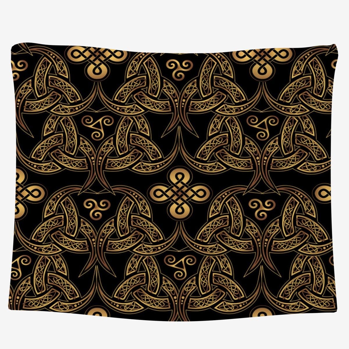 Visual Arts Fabric Dyeing & Batik Celtic Knot Pattern Fabric By The ...