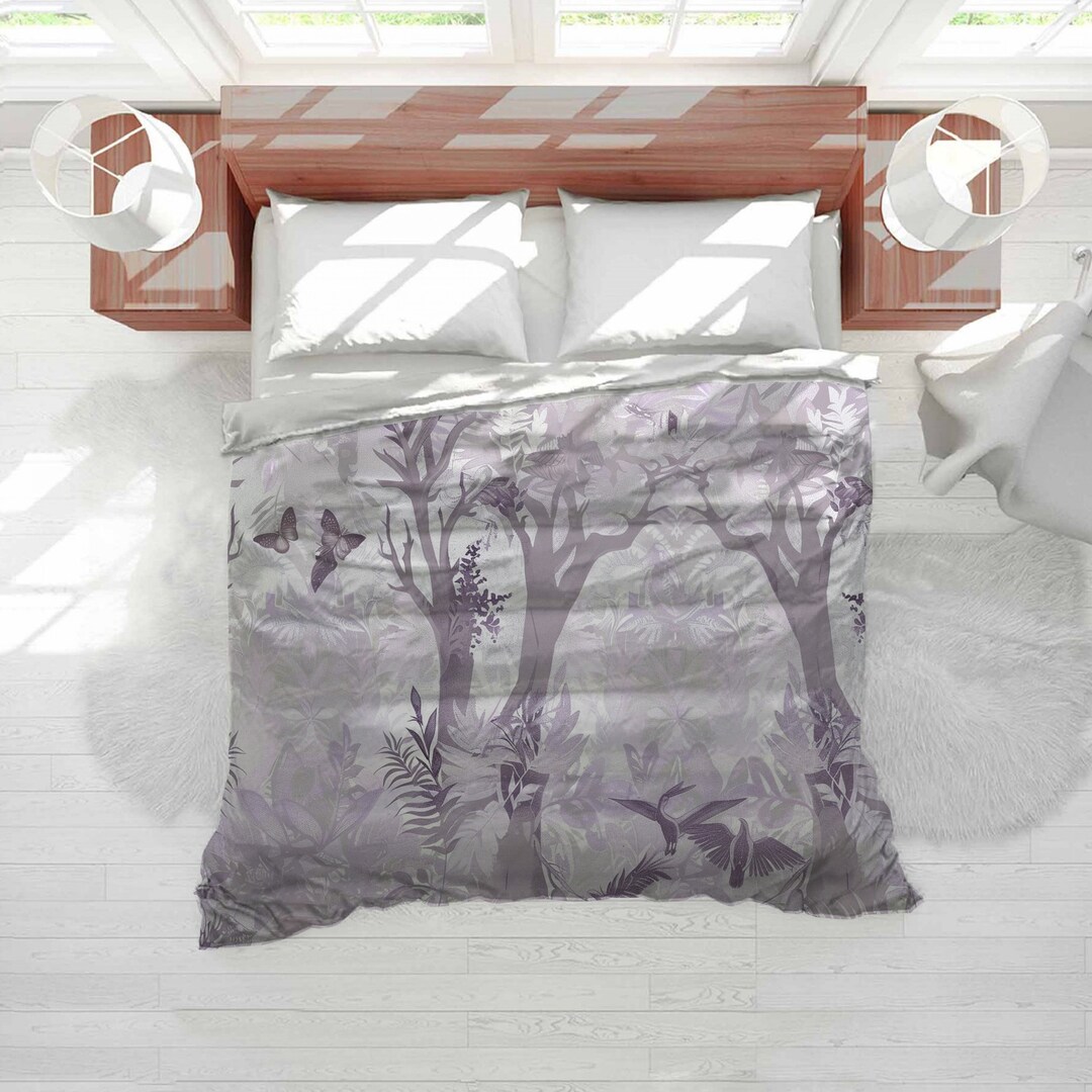 Fantasy Forest Bedding, Nature Bedding Set, Bohemian Comforter ...