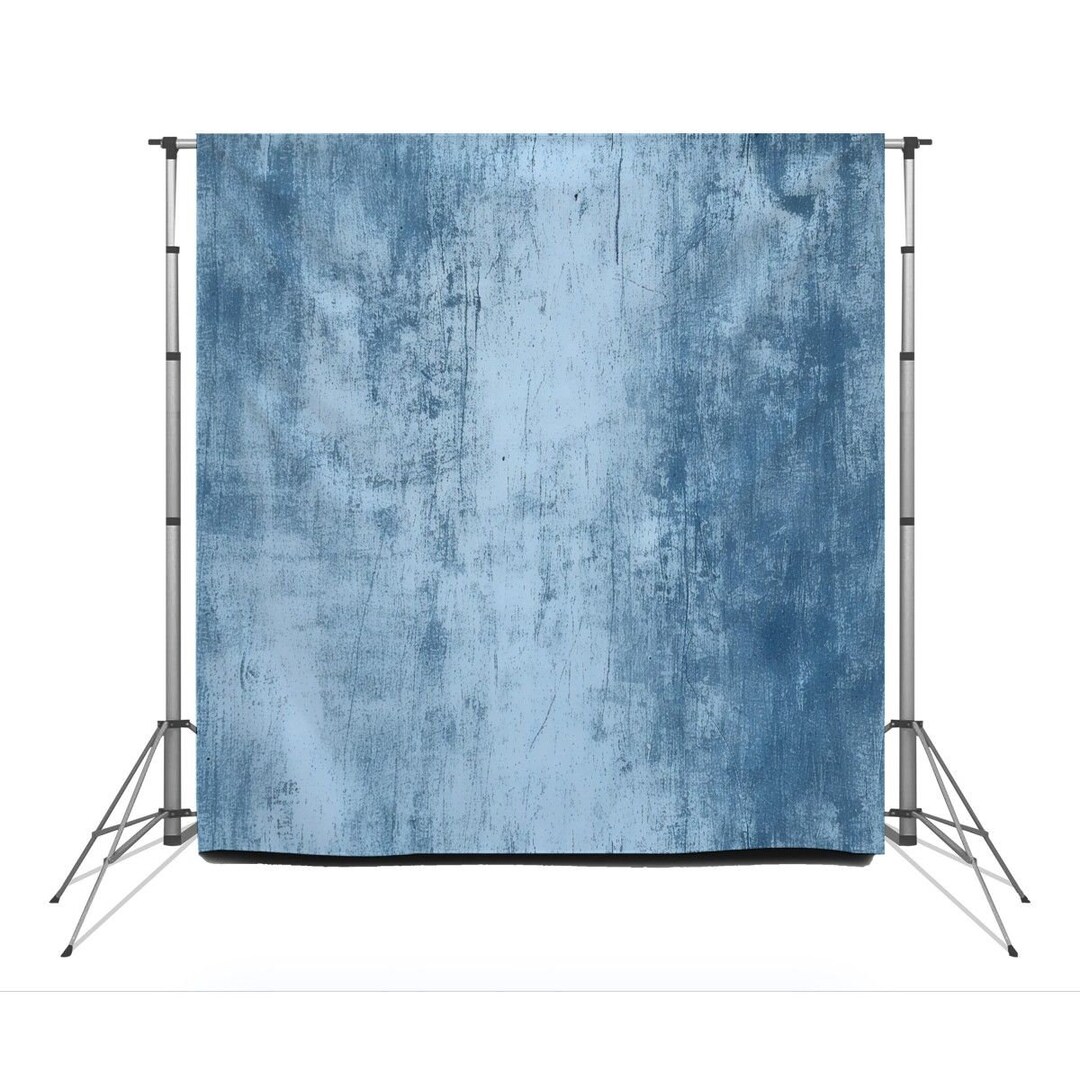 Dusty Blue Cement Texture Backdrop: Distressed Urban Photography - Etsy