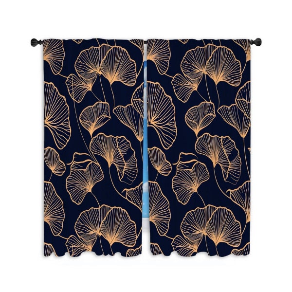 Gingko Curtains - Etsy