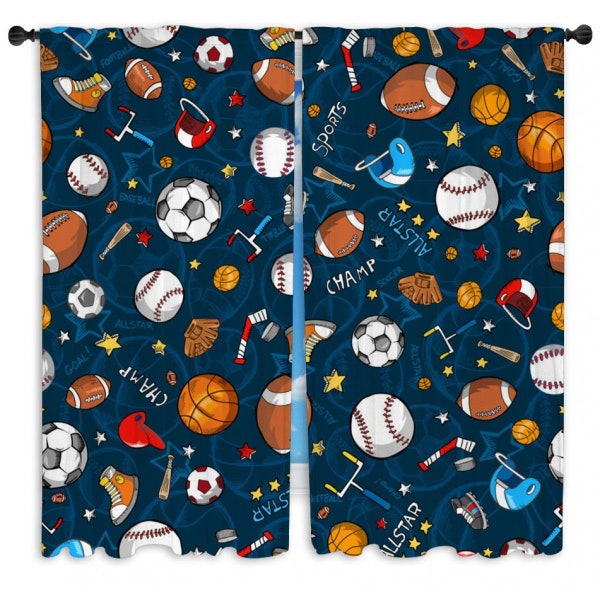 Sports Curtains - Etsy