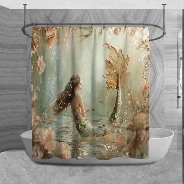 Mermaid Curtain - Etsy