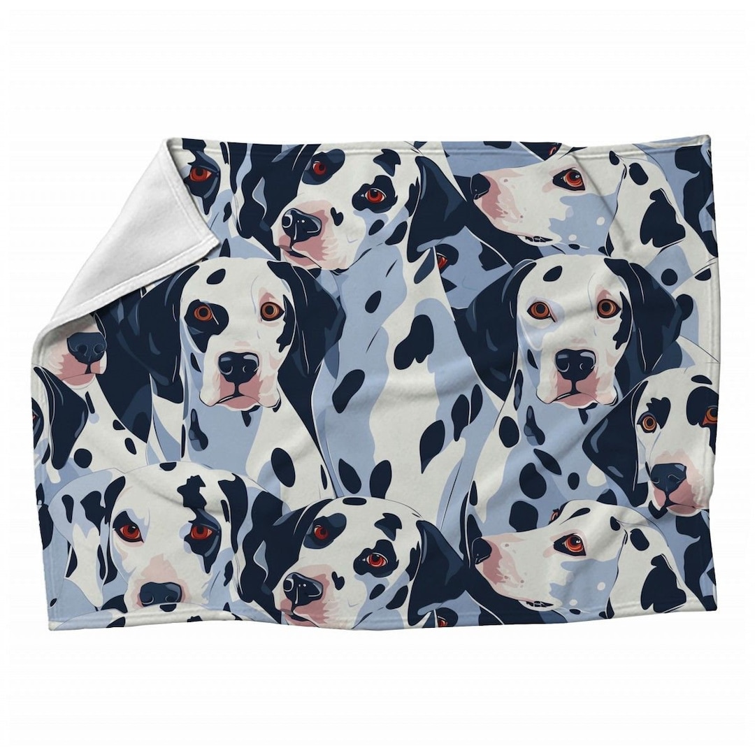 Dalmatian Blanket, Animal Blankets, Dog Portraits Sherpa Blanket ...