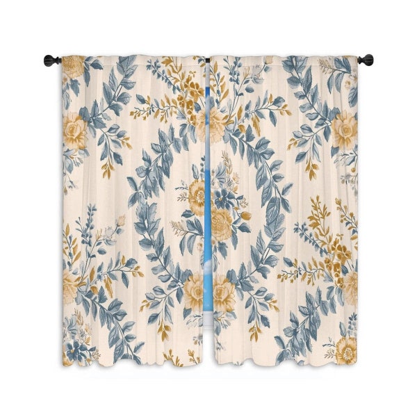 French Country Curtains - Etsy