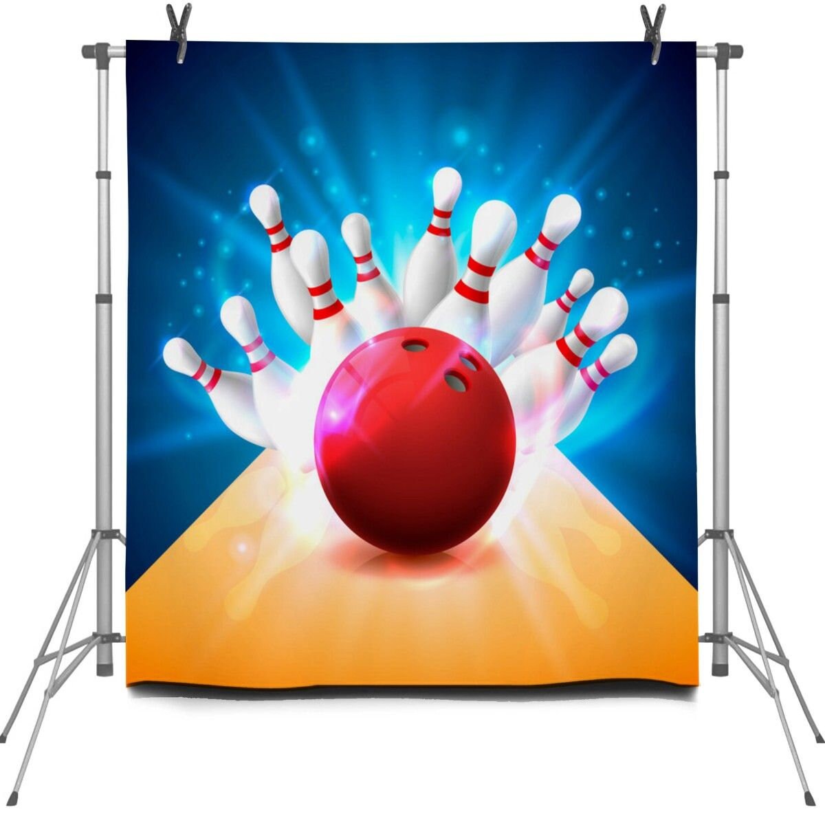 Bowling Themed Backdrop - Etsy