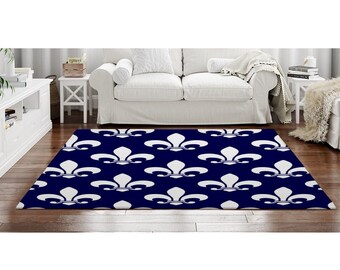 Fleur De Lis Area Rug - Etsy