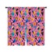 1980s Geometric Curtain Panel: Retro Window Treatment - Etsy