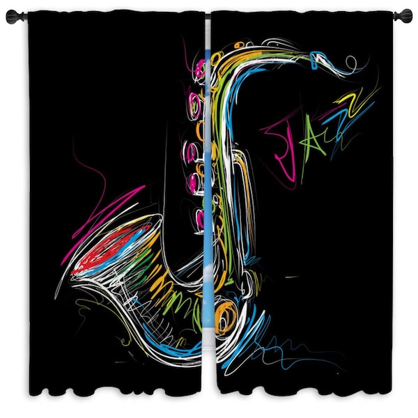 Multi Color Curtains - Etsy