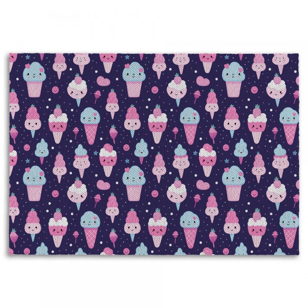 Cute Rug, Ice Cream Rugs, Strawberry Area Rug, Lollipop Living Room ...