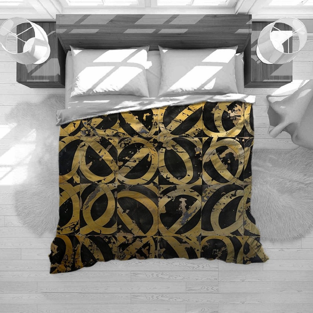 Hazard Symbol Bedding, Industrial Bedding Set, Warning Comforter ...