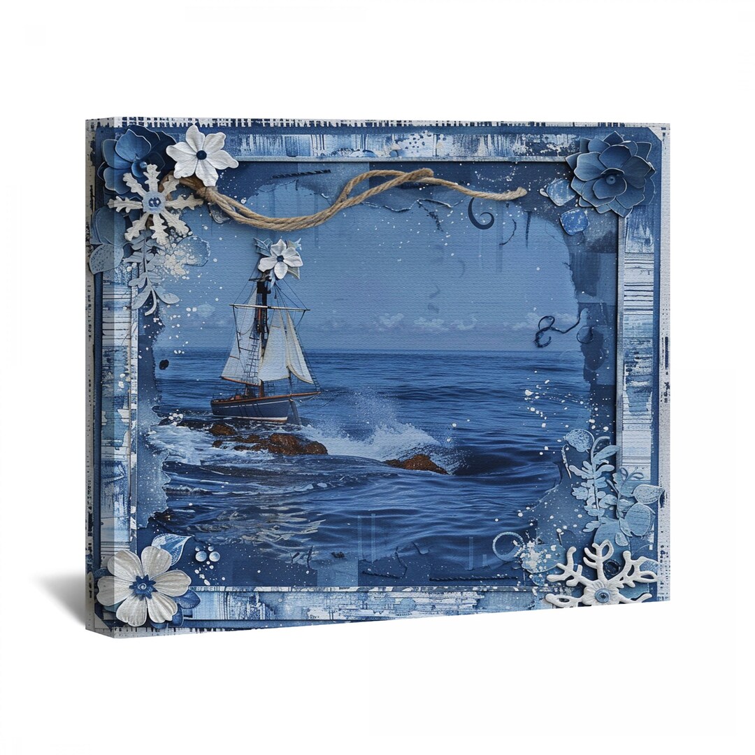 Nautical Theme Wall Art, Maritime Wall Decor, Seaside Tapestry, Marine ...