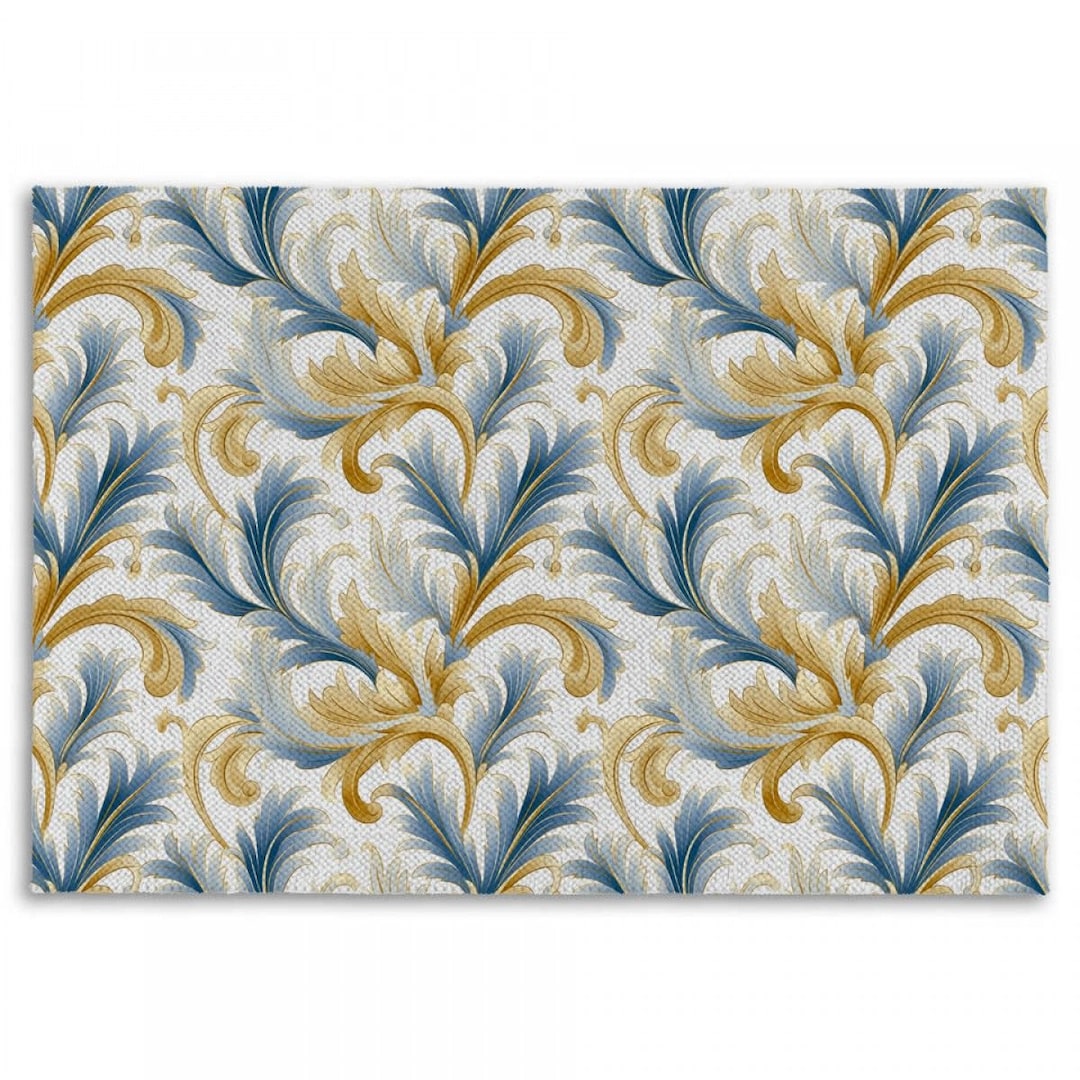 Acanthus Rug, Art Nouveau Rugs, Gothic Area Rug, Baroque Living Room ...