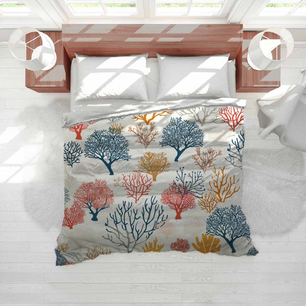 Coral Bedding - Etsy