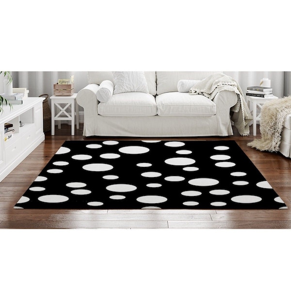 Polka Dot Rug - Etsy