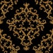 Black and Gold Damask Rugs Damask Pattern Rugs Vintage Rug - Etsy